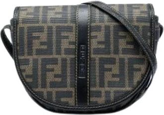 Fendi Pre-owned Canvas Crossbody Bag - - Pre-owned - Damen - Braun - ONE SIZE