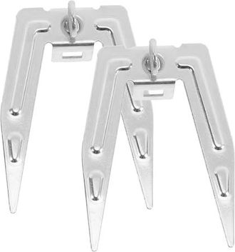 Pretyzoom Fourchettes &Agrave; R&ocirc;tir En Acier Inoxydable 18/10 Pour R&ocirc;tissoire Et Air Fryer Accessoires De Cuisine Pour Poulet Barbecue Lot De 2