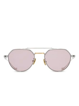 Cutler and Gross lunettes de soleil Draycott 1426 - Argent