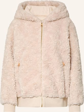 Grace Grace Kunstfell-Jacke weiss