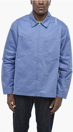 Marni Cotton Gabardine Overshirt with Full Zip size 50