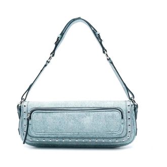 by FAR Blaue Denim-Schultertasche - - Bags - Damen - Blau - ONE SIZE