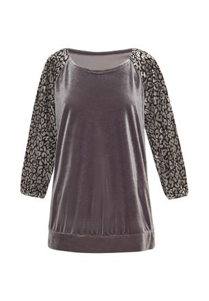 Usha Bluse Frauen mittelgrau