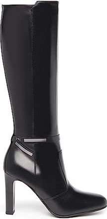 Nero Giardini Bottes hautes en Nappa. Fabriqu&eacute; en Italie, Noir, 37 EU