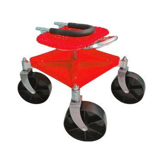 Generic Rollender Gartenhocker - robuster Gartensitz, Stabiler mobiler Stuhl, um 360 Grad drehbare, tragbarer Outdoor-Arbeitsstuhl | Bequem f&uuml;r die Garage Pe