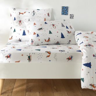 La Redoute Interieurs Drap-housse Flanelle De Coton Bonnet 25 Cm Schuss