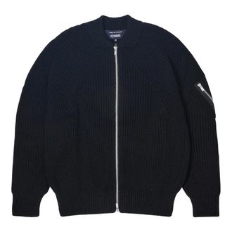 Comme Des Gar&ccedil;ons Hr-N003-051 Rei&szlig;verschluss-Strickjacke - - Knitwear - Herren - Schwarzk - L