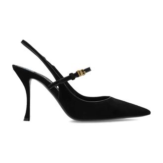 Dolce & Gabbana Wildleder High Heels - - Shoes - Damen - Schwarzk - 40 EU