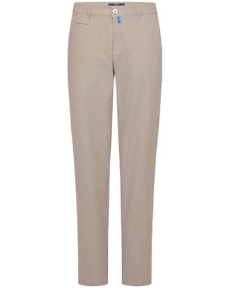 Pierre Cardin Chino Lyon mit filigranem Muster, Modern Tapered Fit in