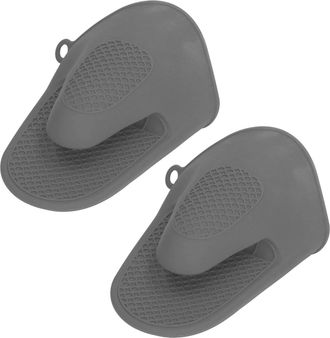 CHICIRIS 2 St&uuml;ck Ofenhandschuh Aus Dickem Silikon, Silikonofen Verdicken Topflappenhandschuhe Ofenhandschuh, Hitzebest&auml;ndig, Oven Gloves Ofenhandschuhe Hitzebe