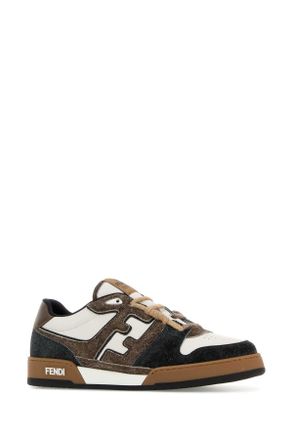 Fendi 7e1926ay1p F1wco Asfalto+ted+bianco U Sneaker
