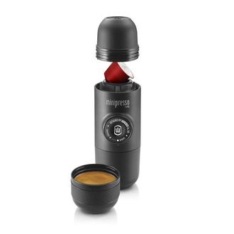 Wacaco Minipresso NS, Machine &agrave; Espresso Portable, Compatible avec Capsules Nespresso Original et Compatibles (Capsules NS), Cafeti&egrave;re de Voyage, Actionn&eacute;e M