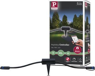 Paulmann 93999 Plug & Shine Zigbee Controller f&uuml;r Au&szlig;enleuchten IP68 SmartHome max. 75 Watt Steuerung dimmbar
