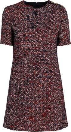 Gucci Geknöpftes Kleid - Rot