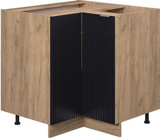 Vicco Meuble dangle Fame-Line, Noir rayé, 80.5 cm sans plan de travail Vicco