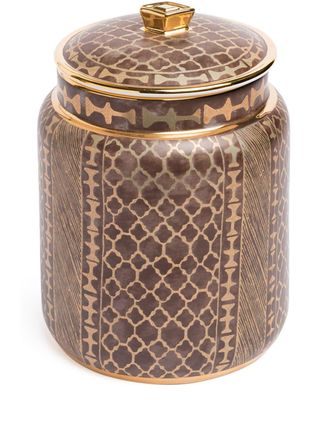 L'OBJET boite Fortuny - Marron