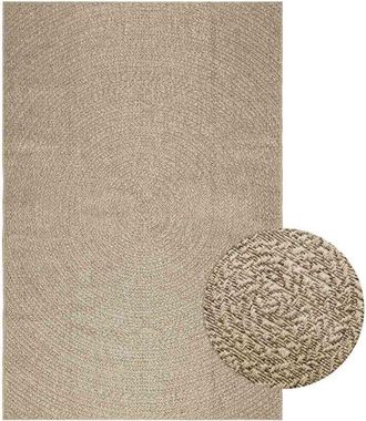 vidaXL vidaXL Tapis ZIZUR beige 160x230 cm aspect de jute int&eacute;rieur ext&eacute;rieur