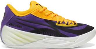 Puma Low-Top Sneaker - Puma All-Pro Nitro Lakers - Gr. 42,5 (EU) - in Wei&szlig; - f&uuml;r Damen