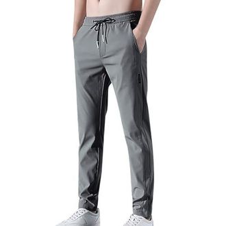 Generic Pantalon pour homme avec poches profondes - Coupe ample - Pantalon de jogging d&eacute;contract&eacute; pour la course &agrave; pied, lentra&icirc;nement, le basket-ball - Panta