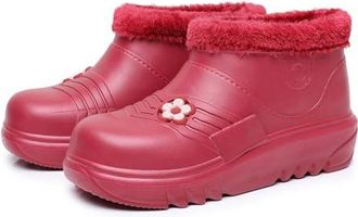 Generic Chaussures dhiver imperm&eacute;ables pour homme et femme - Bottes dhiver chaudes et antid&eacute;rapantes - Bottes dhiver l&eacute;g&egrave;res - Bottes de neige mi-hautes - Bot