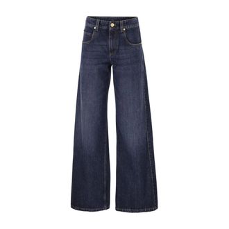 Brunello Cucinelli Wide Jeans - - Jeans - Damen - Blau - L