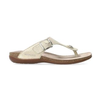 Mephisto Beiger Slide-Zehensandalen Alinda - - Shoes - Damen - Beige - 38 EU