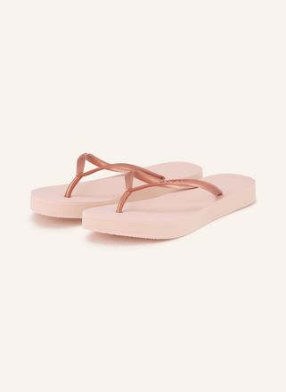 Havaianas Zehentrenner Slim Flatform rosa