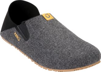 Xero Shoes Herren Pagosa Faux-Woll Hausslipper - Nullabsatz, Breite Zehenbox, Barfußgefühl Schlupfschuhe für Herren - Schwarz, Größe 43,5 EU