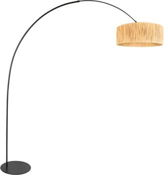 Steinhauer Anne Lighting - stehlampe - Curve - natürlich schwarz - metall