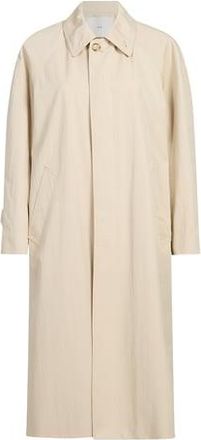 Dunst Trench droit uni en coton m&eacute;lang&eacute;