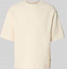 Review Regular-Fit T-Shirt in Plissee-Optik