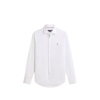 Tommy Hilfiger Chemise droite en coton m&eacute;lang&eacute;