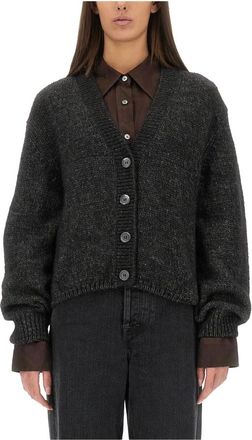 Our Legacy Femme, Pulls, Noir, Taille: 38 FR Academy Cardigan