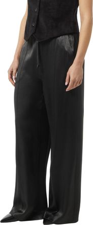 Comma Schlupfhose aus Satin mit elastischem Bund