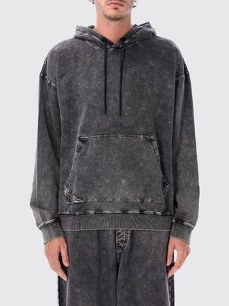 Diesel Sweat &agrave; capuche en coton coupe d&eacute;contract&eacute;e avec &eacute;paules tombantes