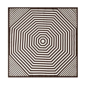 Windsor Femme, Accessoires, Brun, Taille: ONE Size Foulard en soie ray&eacute;