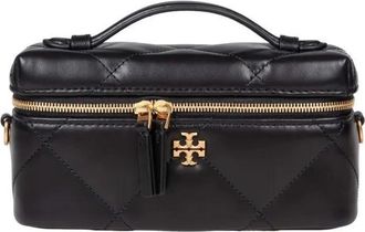 Tory Burch Tory Burch Hobo Bags - Kira Diamond Quilted Leather Jewelry Case, Black - Gr. unisize - in Schwarz - f&uuml;r Damen