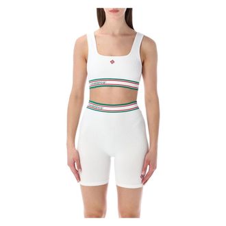 Casablanca Femme, Sport, Blanc, Taille: 38/40 FR Seamless Bralette