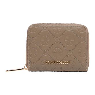 Carlo Colucci Kleines Portemonnaie - - Accessories - Damen - Beige - ONE SIZE