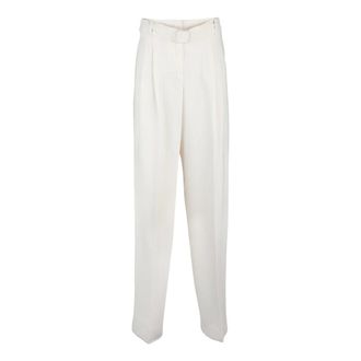 Max Mara Femme, Pantalons, Blanc, Taille: 36 FR Pantalon fusel&eacute; Latina