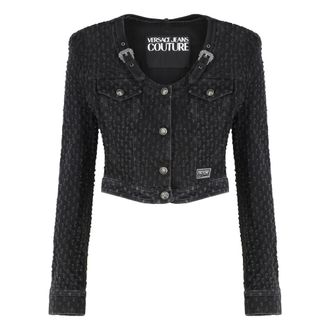 Versace Jeans Couture Denim Jackets - - Jackets - Damen - Schwarzk - 3XS