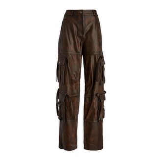 ADĀMO Andrea Adamo Straight Hosen - - Trousers - Damen - Braun - M