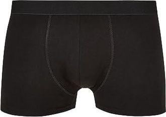 Urban Classics Lot de 5 Boxers Solides en Coton Biologique Caleçon Boxeur, Noir + Noir + Noir + Noir, XXXXL Homme
