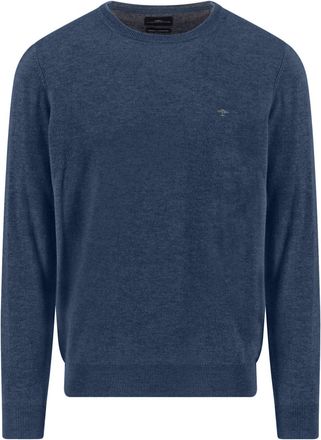 Fynch-Hatton Pullover aus Woll-Kaschmir-Mix mit Rundhalsausschnitt Night / 3XL