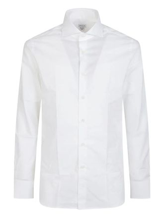 Orian chemise en coton à manches longues - Blanc