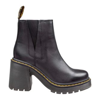 Dr. Martens Femme, Chaussures, Noir, Taille: 39 EU Spence Bottes Chelsea &agrave; Talon &Eacute;vas&eacute; en Cuir