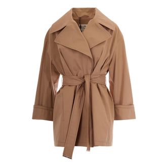 Herno G&uuml;rtelmantel - - Coats - Damen - Braun - S
