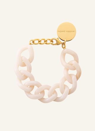 Vanessa Baroni Vanessa Baroni Armb&auml;nder Flat Chain Bracelet Latte Marble By Glambou gold
