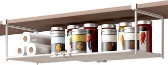 Generic Verstellbares Kleiderschrankregal - erweiterbarer Schuh-Organizer, stabiles Metallregal, werkzeugloser Aufbau | praktische Aufbewahrung im unteren f&uuml;r