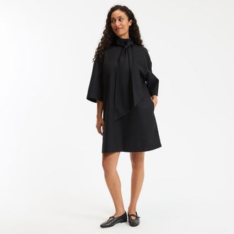 La Redoute Collections Robe &Eacute;vas&eacute;e Courte Manches Longues